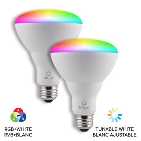 Click here for Bazz Smart Home Wi-Fi Rgb 10W Led Br30 Bulb (2-Pac... prices