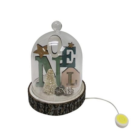 HOLIDAY TIME SS CLOCHE W/NOEL DEC, Size:6*6 inches - Walmart.ca