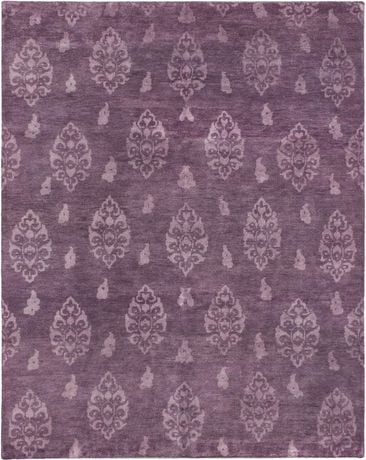eCarpetGallery Hand Knotted Royal Maroc Purple Wool Rug 8'0x10'0 ...