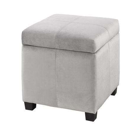 Click here for Brassex Inc Storage Ottoman  Grey Grey prices