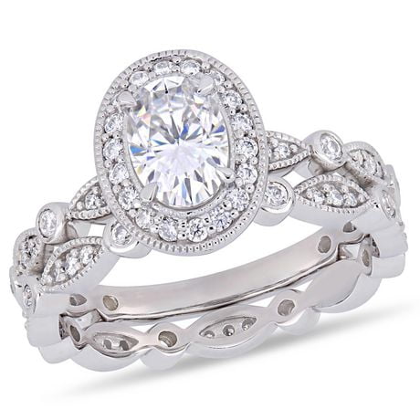 Click here for Miabella 1-1/2 Carat T. G.W. Moissanite 10K White... prices