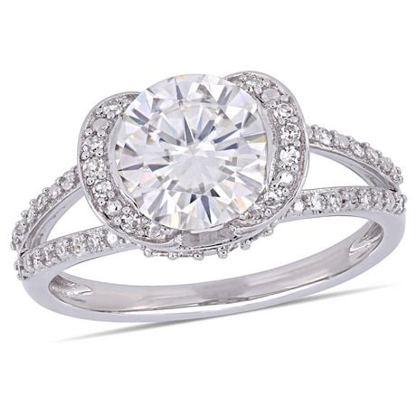 Click here for Miabella 2 Carat T. G.W. Moissanite And 1/4 Carat... prices