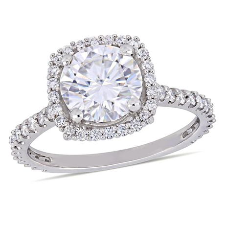 Click here for Miabella 2-1/2 Carat T. G.W. Moissanite 10K White... prices