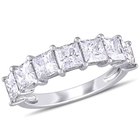 Click here for Miabella 2-4/5 Carat T. G.W. Princess-Cut Moissani... prices