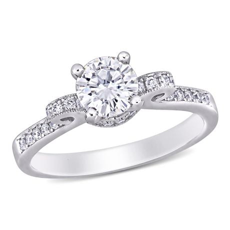 Click here for Miabella 3/4 Carat T. G.W. Moissanite And 1/4 Cara... prices