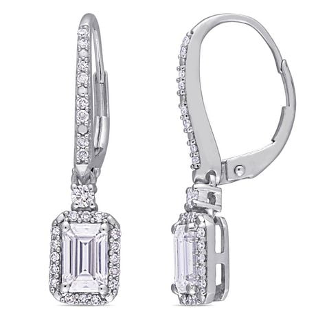 Click here for Miabella 1-1/4 Carat T. G.W. Moissanite And 1/4 Ca... prices