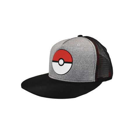 Click here for Pok Mon Mens Pokemon Pokeball Basic Snapback Grey... prices