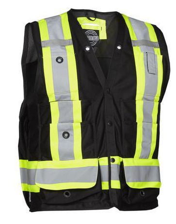 Click here for Forcefield Mens Surveyors Safety Vest Black S prices