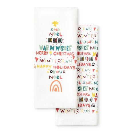 Holiday Time Kitchen Towel Set - Walmart.ca