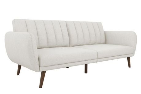 Click here for Dhp Novogratz Brittany Linen Futon  Grey Grey Line... prices