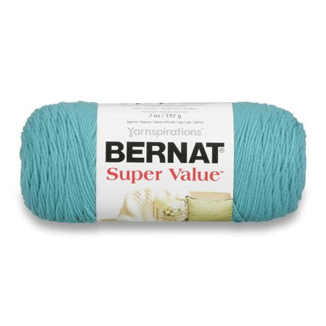 Click here for Bernat Super Value Yarn (197 G  7 Oz) Aqua prices