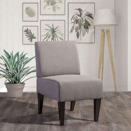 Click here for Topline Home Furnishings Dark Grey Accent Chair Da... prices