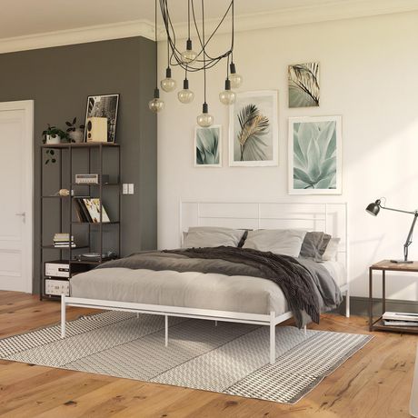 Click here for Queer Eye Jensen Metal Bed White King prices