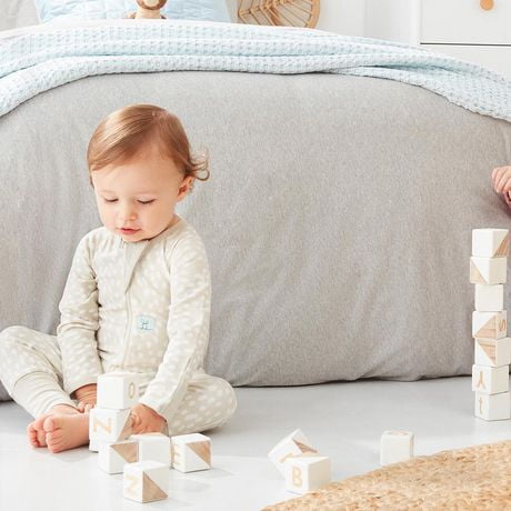 ergoPouch Pajamas Organic Cotton & Bamboo Long Sleeve Sleeper, 3-Way ...