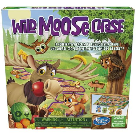 Wild Moose Chase Board Game, Forest-Themed Cooperative Game for Kids ...