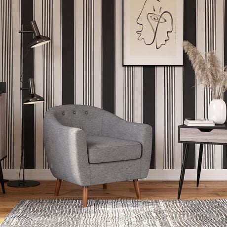 Click here for Queer Eye Brie Accent Chair Grey # prices