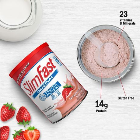 SlimFast Original Strawberry Supreme Meal Replacement Shake Mix ...