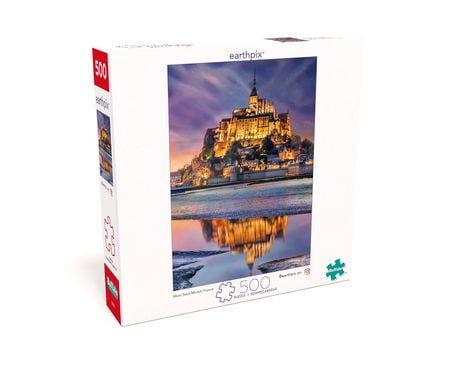 Buffalo Games Earthpix Mont Saint Michel, France, 500 Piece Jigsaw ...