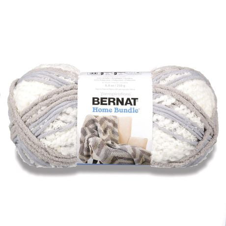 Click here for Bernat Home Bundle Yarn (250G/8.8Oz)  Cream / Gray... prices