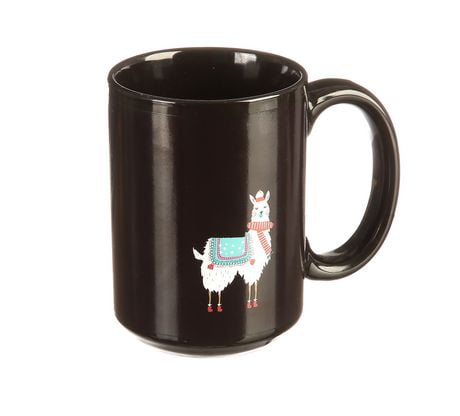 Holiday Time Lama Heat Activated Mug | Walmart Canada
