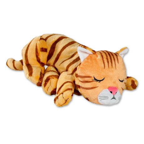 Pets Know Best - HuggieKitty Cat Toy, Soothing Sound & Warmth, Orange ...