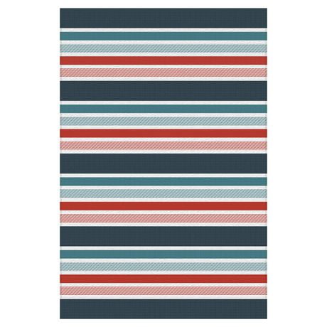 6'x9' Fourline Stripe Polyweave Outdoor Rug | Walmart Canada