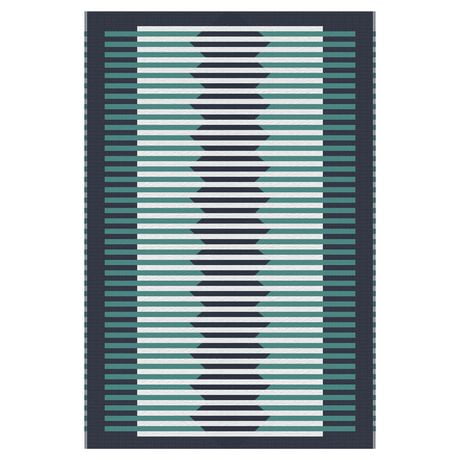 6'x9' Radhika, Blue Polyweave Outdoor Rug | Walmart Canada