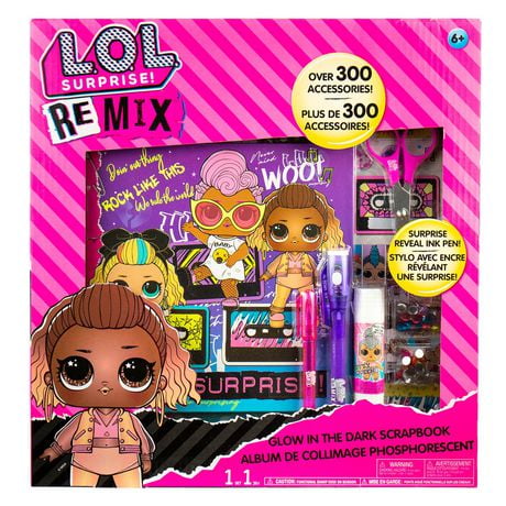 Click here for L. O.L. Surprise! Remix Glow-In-The-Dark Scrapbook... prices
