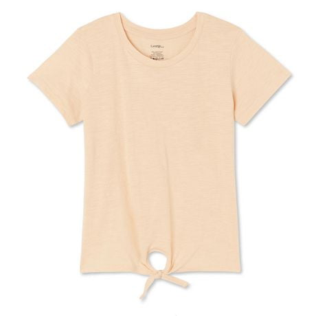 Click here for George Girls Tie-Front Tee Orange L prices