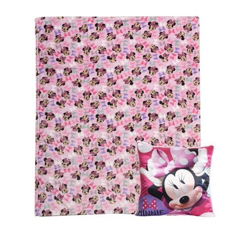 Disney Minnie Mouse 2 Piece Throw and Cushion Set - Walmart.ca