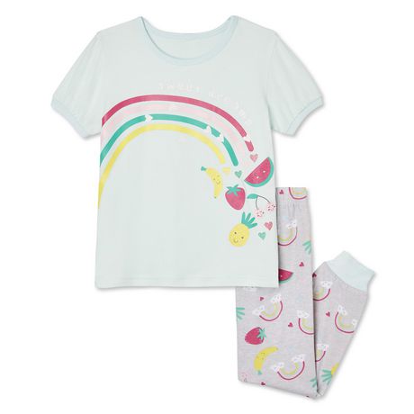 Click here for George Toddler Girls Yummy Knit Pajamas 2-Piece Se... prices