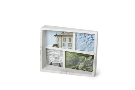 Click here for Umbra Edge Marble Frame Multi White Marble White M... prices
