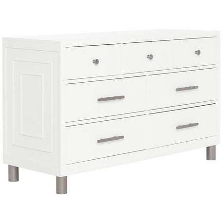 Click here for Evolur Loft Art Deco Double Dresser  Model#875-W W... prices