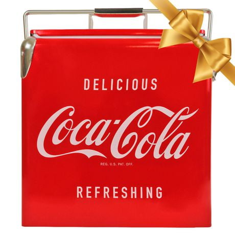 Coca-Cola 18 Can Portable Vintage Ice Chest with Bottle Opener (14 ...