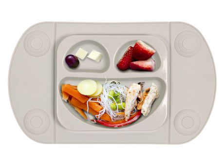 Click here for Easymat Mini Portable Baby Suction Plate Grey prices