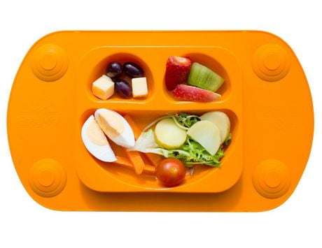 Click here for Easymat Mini Portable Baby Suction Plate Orange prices