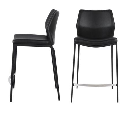 Click here for Heavenly Collection Black Counter Stool Black # prices