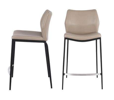 Click here for Heavenly Collection Taupe Counter Stool Taupe # prices