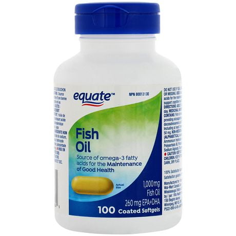 Omega 3 Fish Oil & Fish Oil Supplements | Walmart Canada