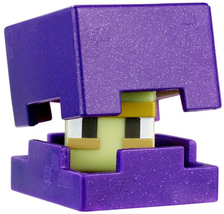 Minecraft Mini Figures 3 pack: Shulker, Steve (with Shield), Skull ...