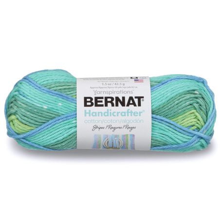 Click here for Bernat Handicrafter Cotton Stripes Yarn (43 G/1.5... prices