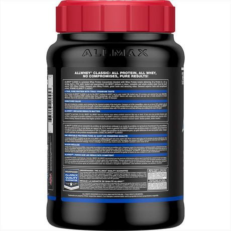Allmax Allwhey Classic Whey Protein Chocolate Powder | Walmart Canada