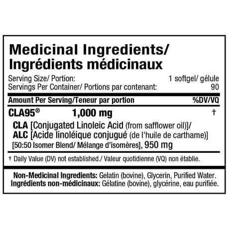 ALLMAX CLA 95 Conjugated Linoleic Acid Softgels | Walmart Canada