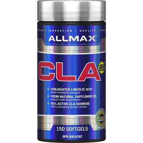 ALLMAX CLA 95 Conjugated Linoleic Acid Softgels | Walmart Canada