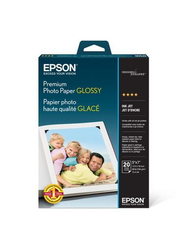 Click here for Epson Canada Ltd Epson 5 X 7 Inch 20 Sheet Premium... prices