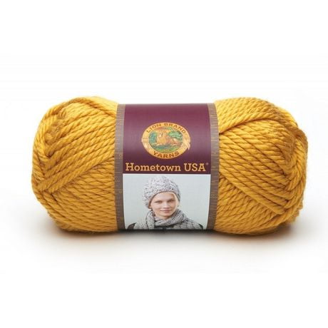 Click here for Lion Brand Yarn Hometown Usa Madison Mustard 135-1... prices