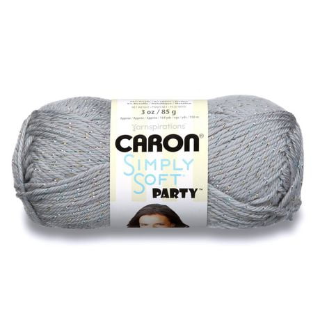 Click here for Caron Simply Soft Party Yarn (85 G/3 Oz)  Silver S... prices