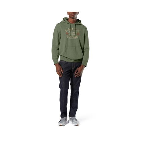 Click here for Signature By Levi Strauss & Co. Mens Hoodie Olive... prices