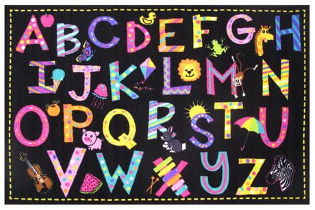 Click here for Fun Rugs Rectangle Multi-Colored A2z Fun Nylon Kid... prices