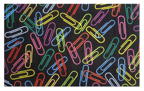 Click here for Fun Rugs Rectangle Multi-Colored Paper Clips Nylon... prices